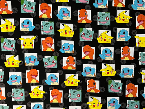 Quilting Cotton Starter Pokemon - fabric fabric