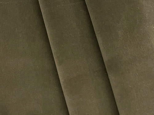 Naples Cotton Velvet Light Army Green - fabric fabric