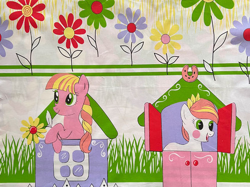 Printed Cotton Little Pony - fabric fabric