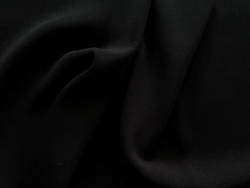 Polyester Fabric Black E - fabric fabric