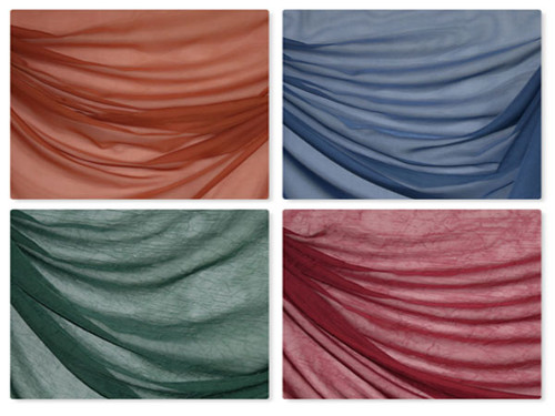25 Yards Assorted Pre-Cut Sheer Fabrics - fabric fabric