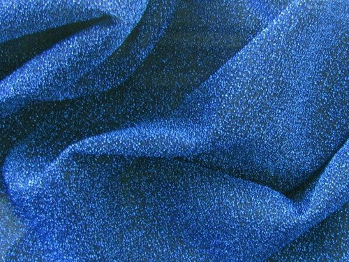 Stretch Shiny Blue - fabric fabric