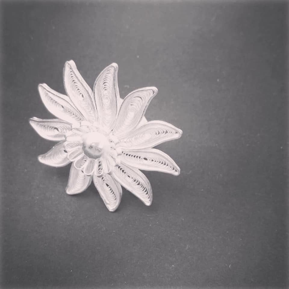 Silver filigree ring - Kajri Crafts