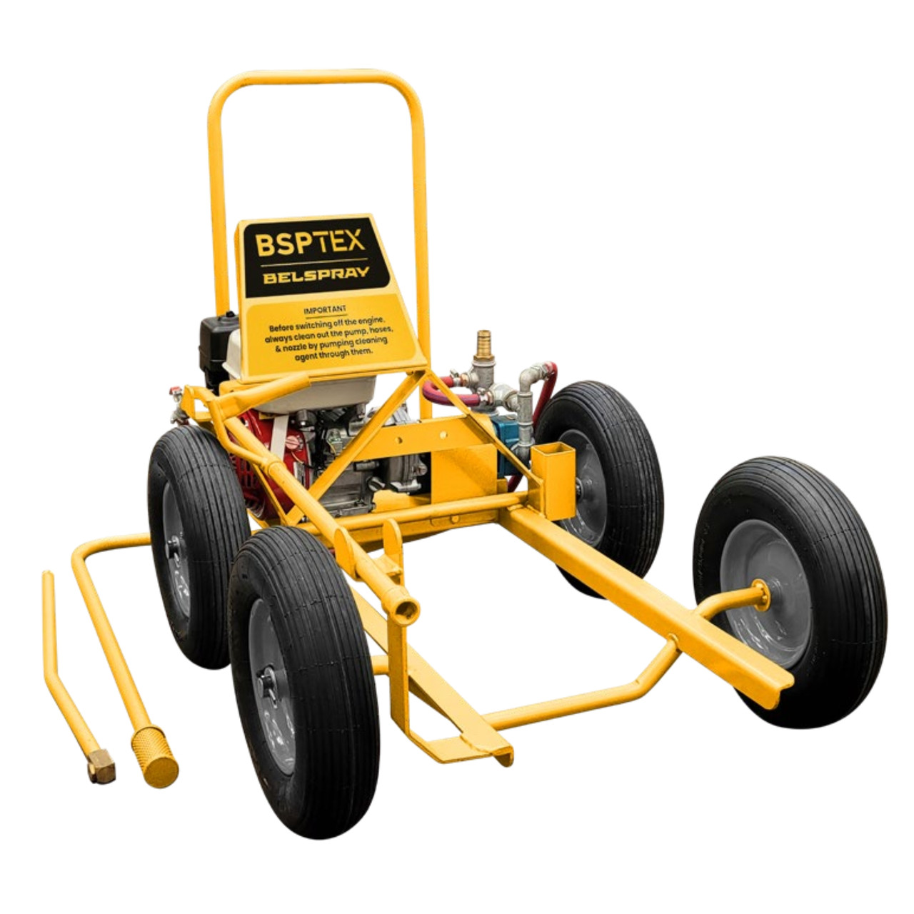 Cold Emulsion Sprayer Motorised Pump Unit - Red Stag Materials