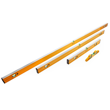 XTrade X0900010 Spirit Level Set (4 Piece) - Red Stag Materials