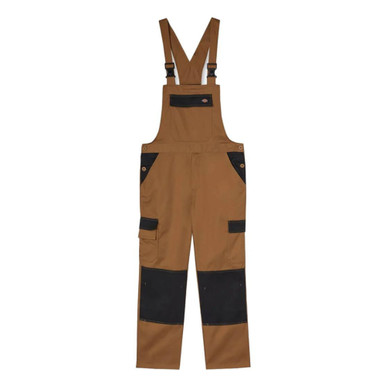 Dickies Everyday Bib and Brace Khaki/Black - Red Stag Materials