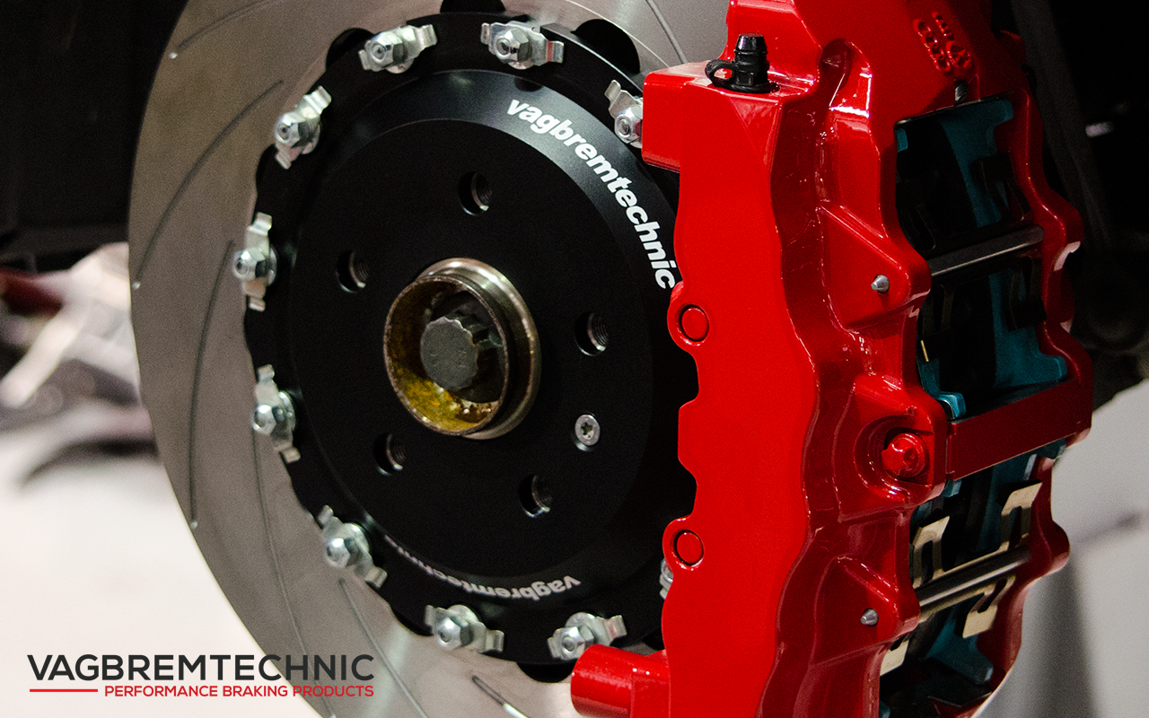 Vagbremtechnic Front Brake Kit - 8 Piston Brembo Caliper - 362x32mm 2 ...