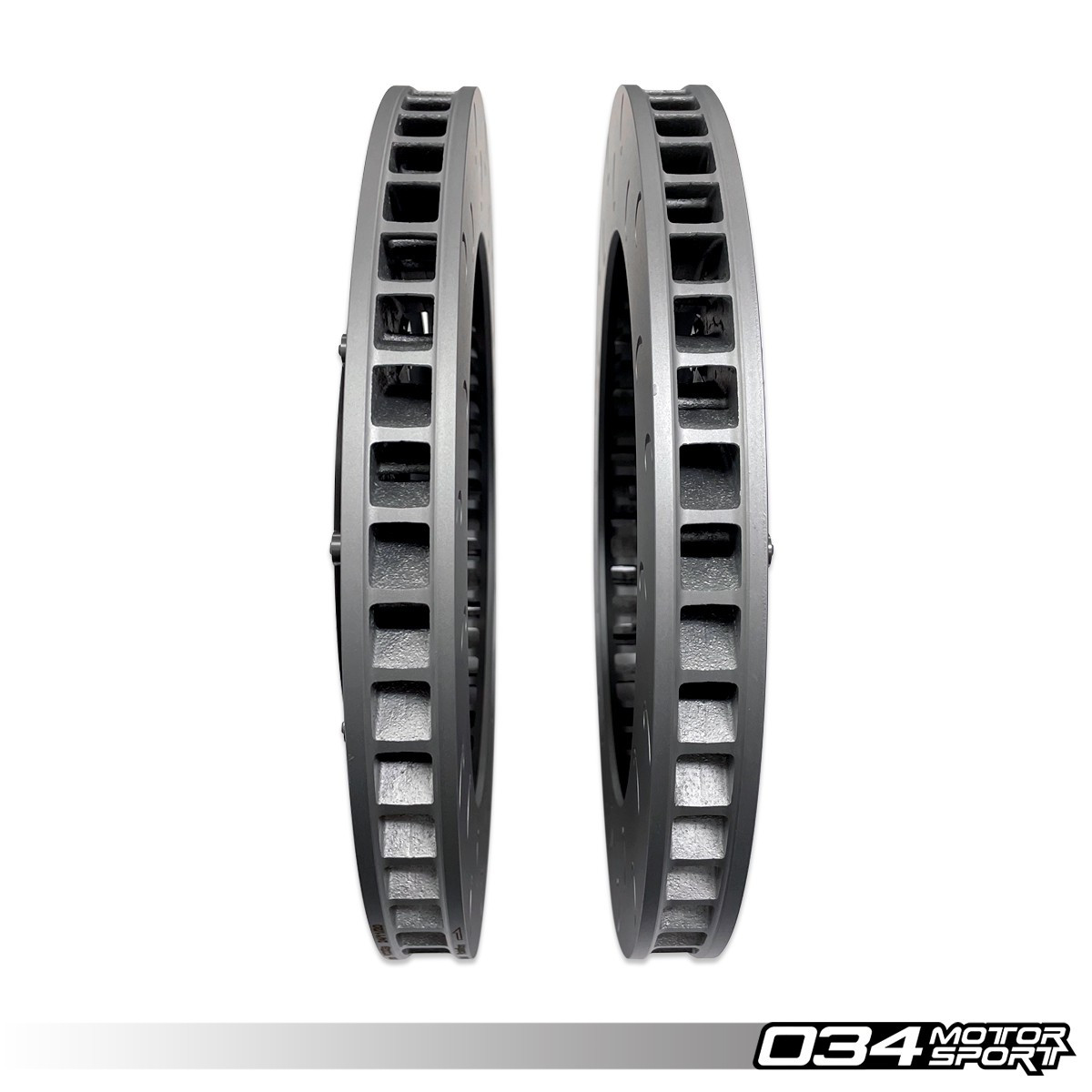 034Motorsport 2-piece Floating Front Brake Rotor Upgrade Kit - Audi R8 ...