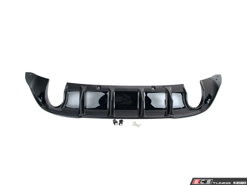 ECS Tuning Gloss Black Rear Diffuser - Mk7.5 Golf GTI - Awesome GTI ...