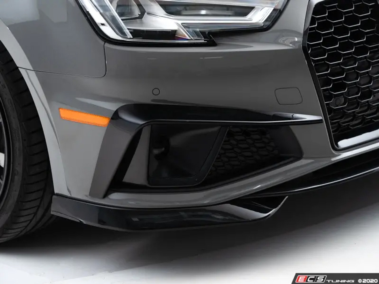 Ecs Tuning Gloss Black Front Chin Spoilers A4 S4 B9 5 Sline Awesome