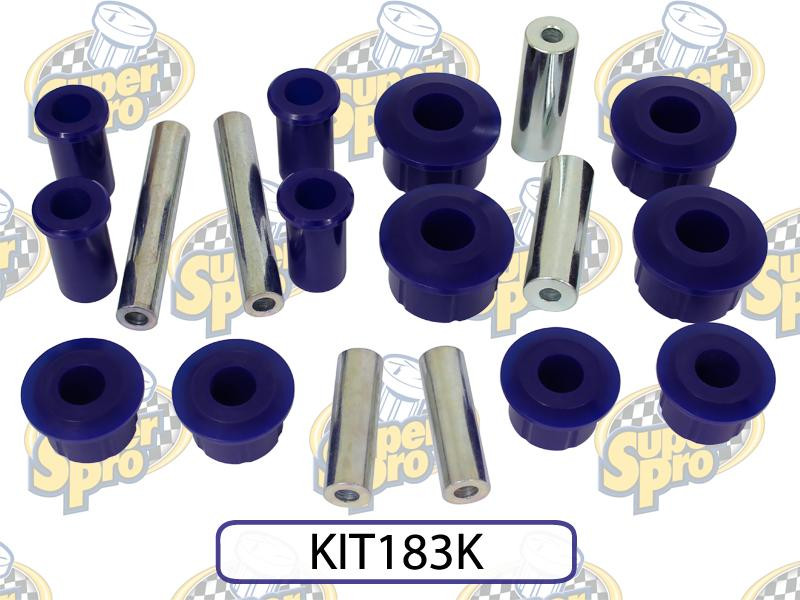 Superpro Rear Complete Rear Leaf Spring Bush Kit - Amarok 2WD+4WD ...