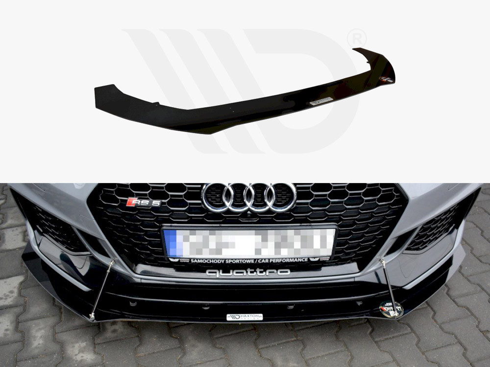 Maxton Design Racing Front Splitter V.1 Audi Rs5 F5 Coupe / Sportback ...