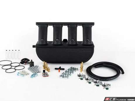 ECS Tuning Aluminum Intake Manifold With Fitting Kit - Wrinkle Black ...