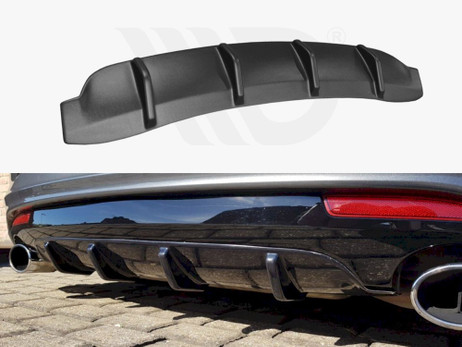 Maxton Design Gloss Black Rear Diffuser VW Scirocco Mk3 R Facelift ...