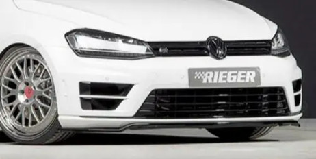 Rieger Front Splitter Gloss Black - Golf MK7 R/R-Line(2012-2016 ...