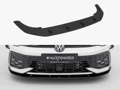 Maxton Design Street PRO Front Splitter Volkswagen Golf GTI / GTE / R ...