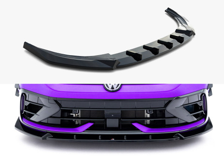 Maxton Design Front Splitter V.3 Volkswagen Golf R Mk8 Facelift ...