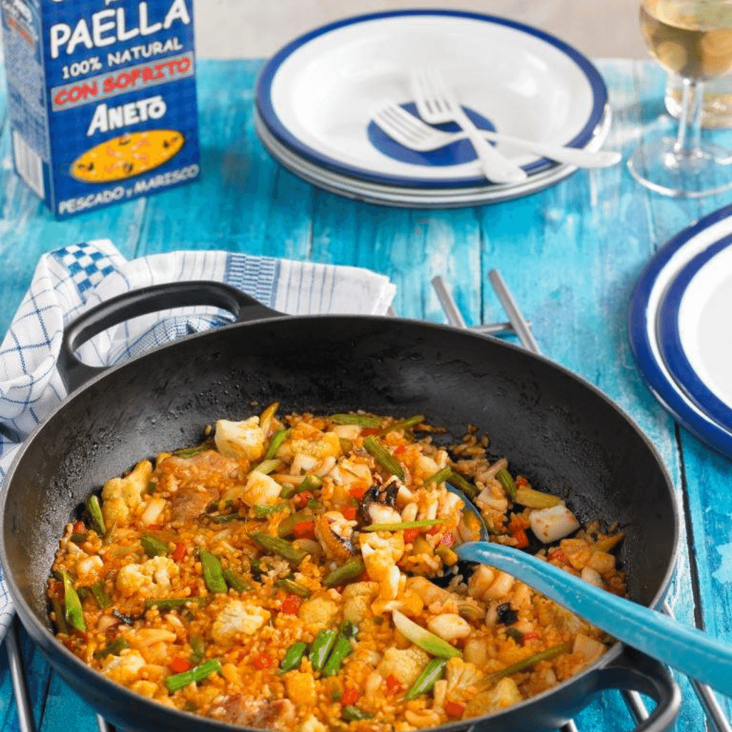 Spanish Paella Gift Set with Paella Pan | Gourmet Samplers