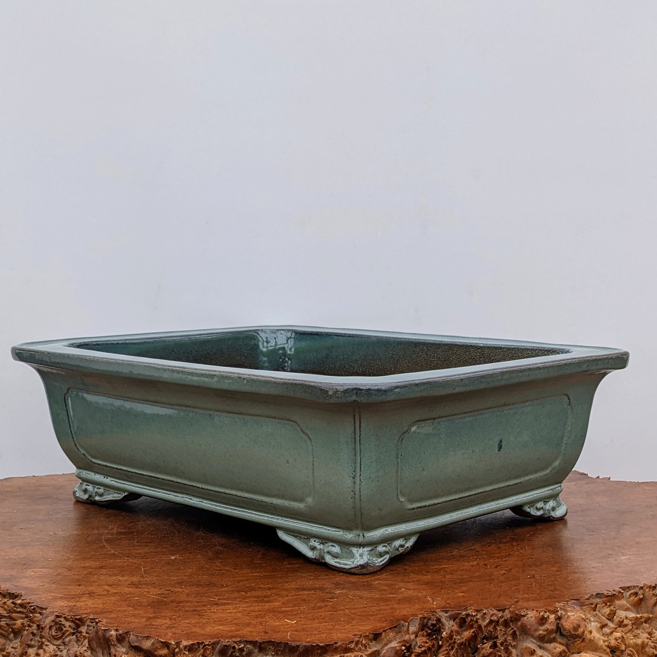 17-Inch Glazed Yixing Bonsai Pot (No. 2368c)