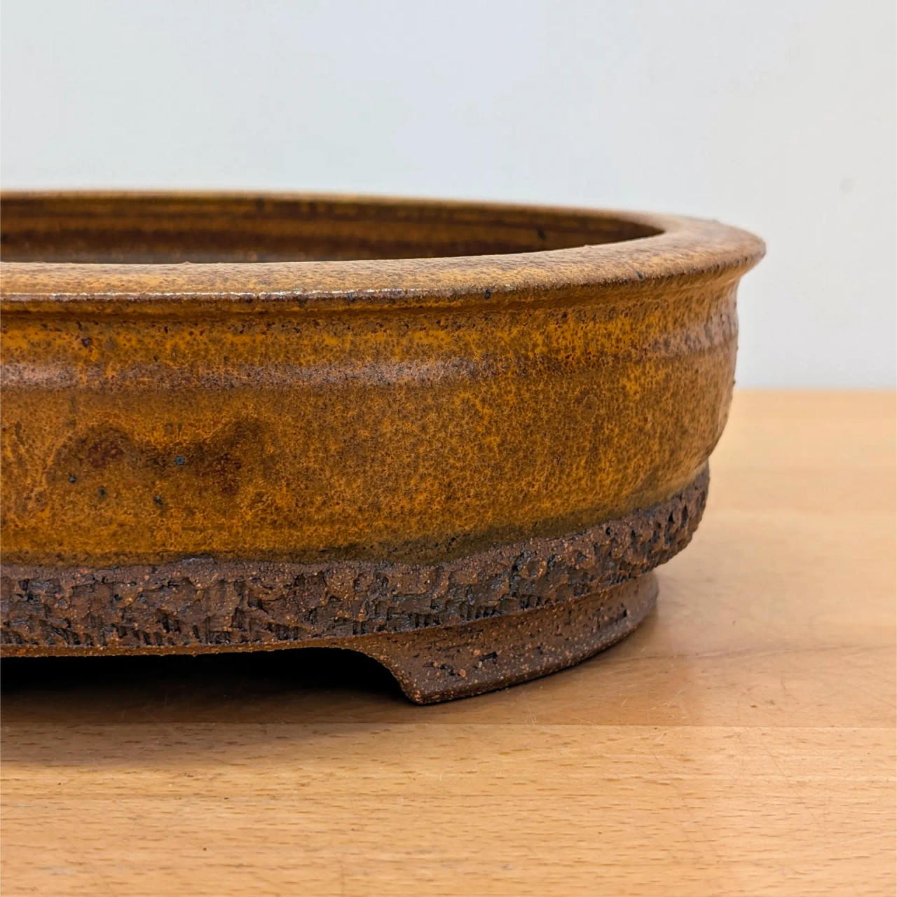 9-Inch Handmade Jack Hoover Ceramic Pot (No. 554) - Bonsai Outlet
