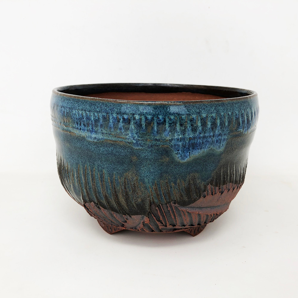 Handmade Paul Olson Bonsai Pot | 6" pot | PO-194