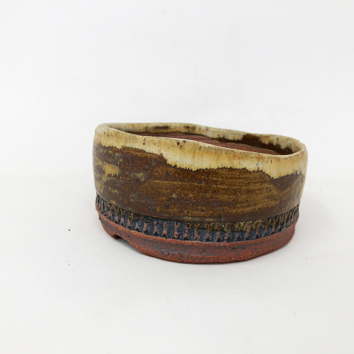 Handmade Paul Olson Bonsai Pot | 4" pot | PO-193