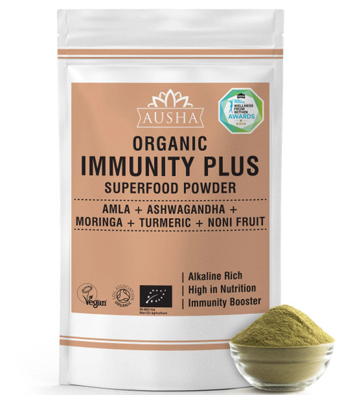 Organic Immunity Plus Superfood Powder | 250g | Ausha Foods Ltd - Darn ...