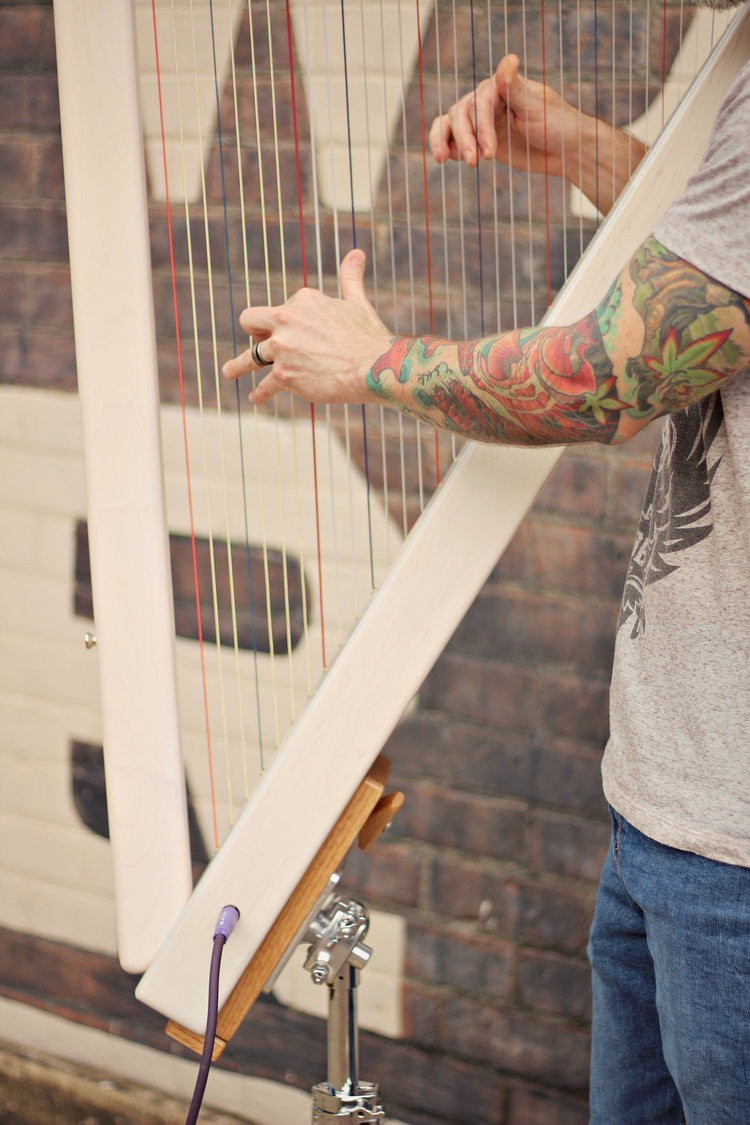 Grand Harpsicle Harp - 33 strings, fully levered, Pro Electric Pickup ...
