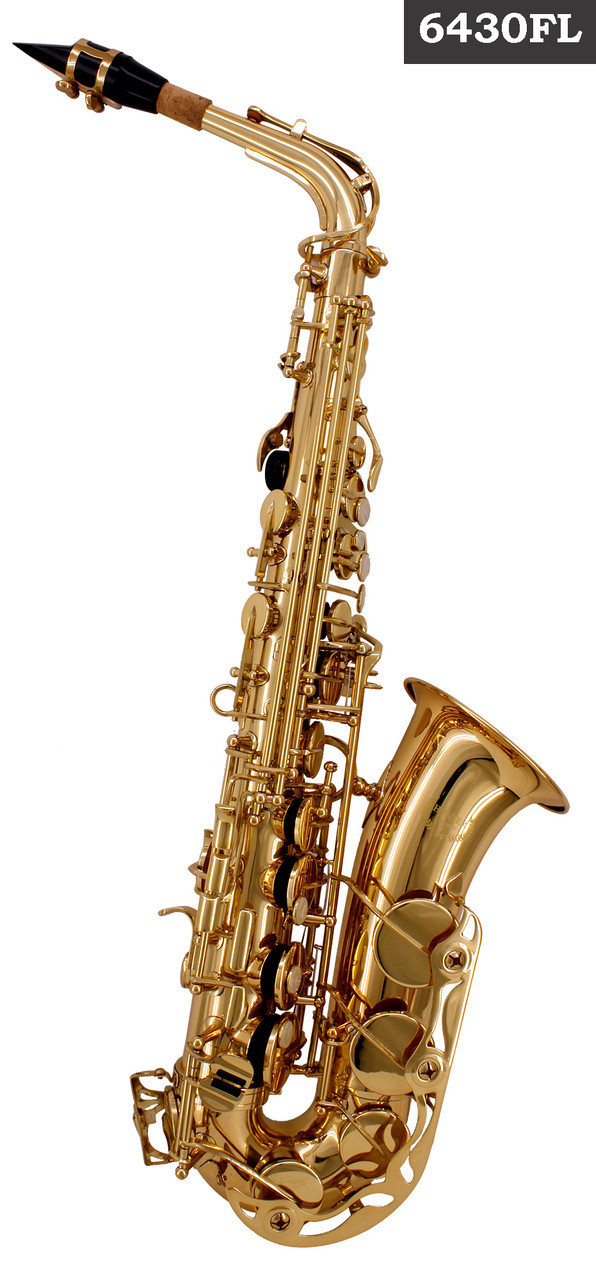 Avalon Eb Alto Saxophone, Lacquer, front F, high F#, Case and ...