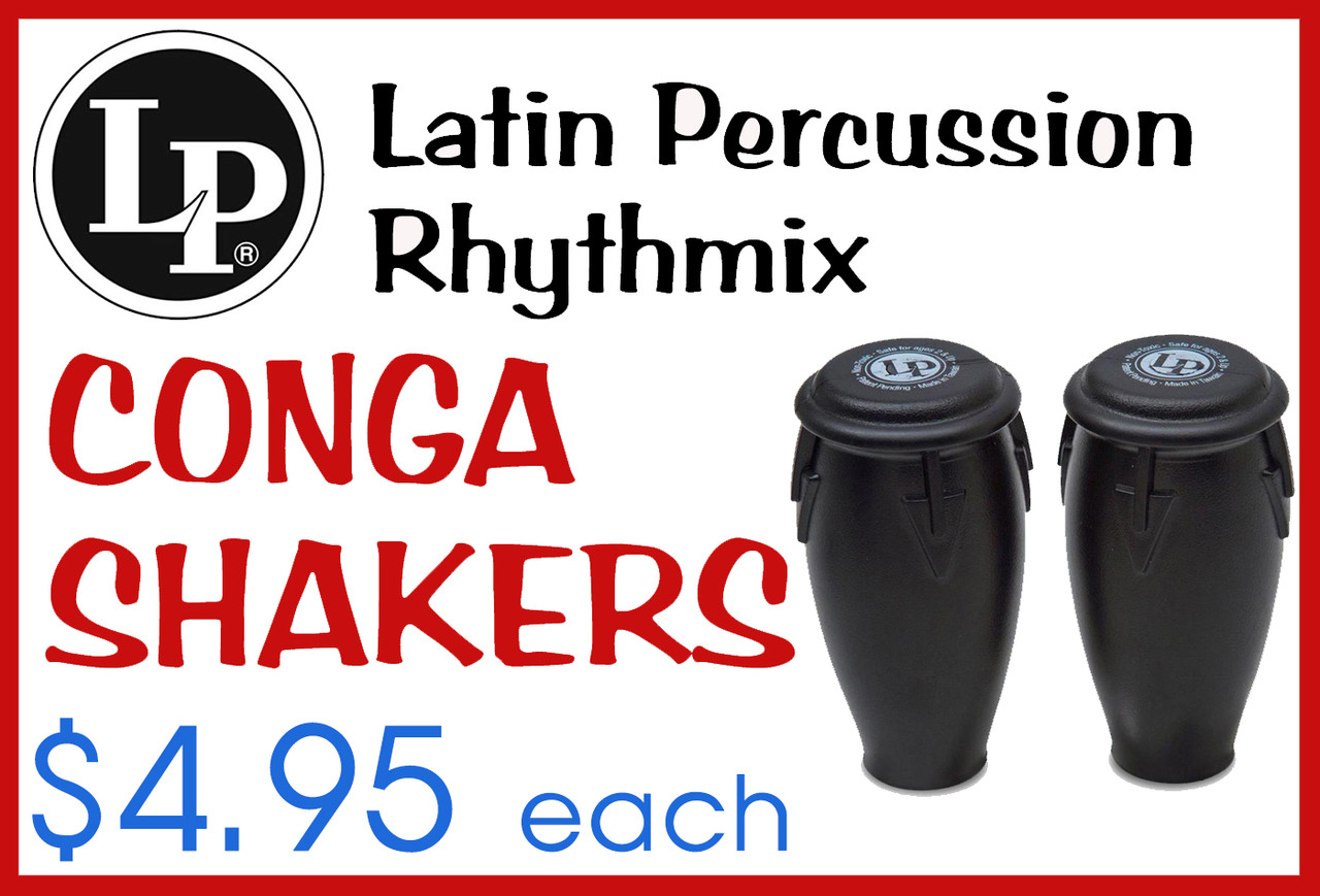 Conga Shaker w/ Bill's Logo -BLK - Bill's Music