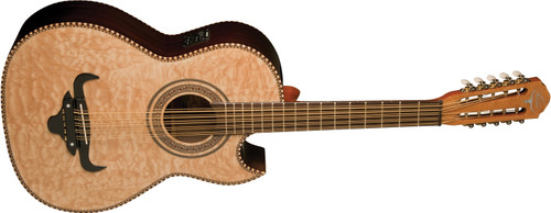 Oscar Schmidt Bajo Quinto, Quilt Maple/Rose-Tek, Barcus Berry LX4 ...