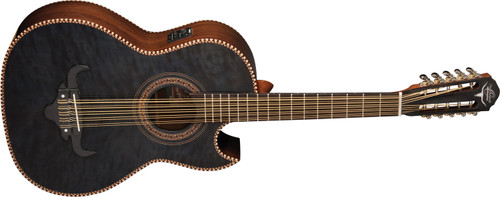 Oscar Schmidt Bajo Quinto, Quilt Maple/Rose-Tek, Barcus Berry LX4 ...