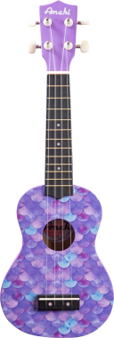 Amahi Soprano Ukulele, Mermaid Design, w/bag - Bill's Music