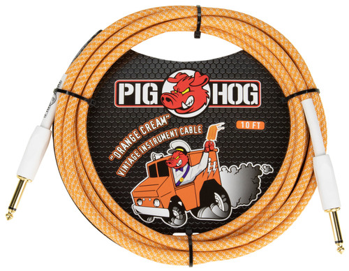 Pig Hog Cloth 10' Orange Cream - Bill's Music