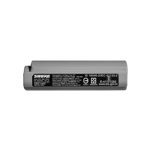 Shure SB904 Lithium-Ion Rechargeable Battery for GLXD + Wireless ...