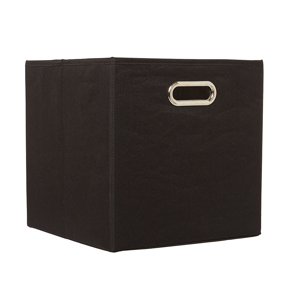 Howards Collapsible Square Black Tote | Howards Storage World