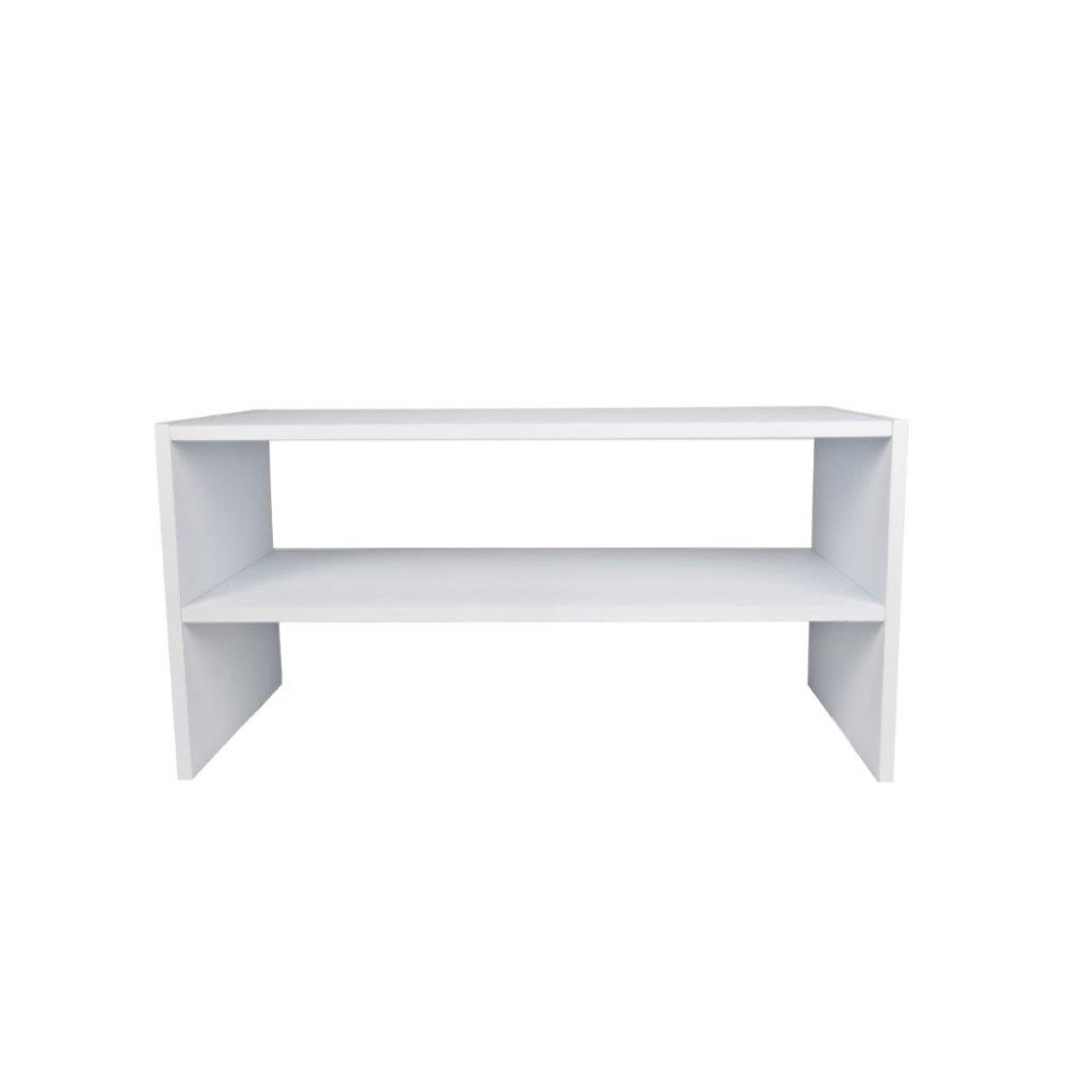 2 Shelf White Storage Rack | Howards Storage World