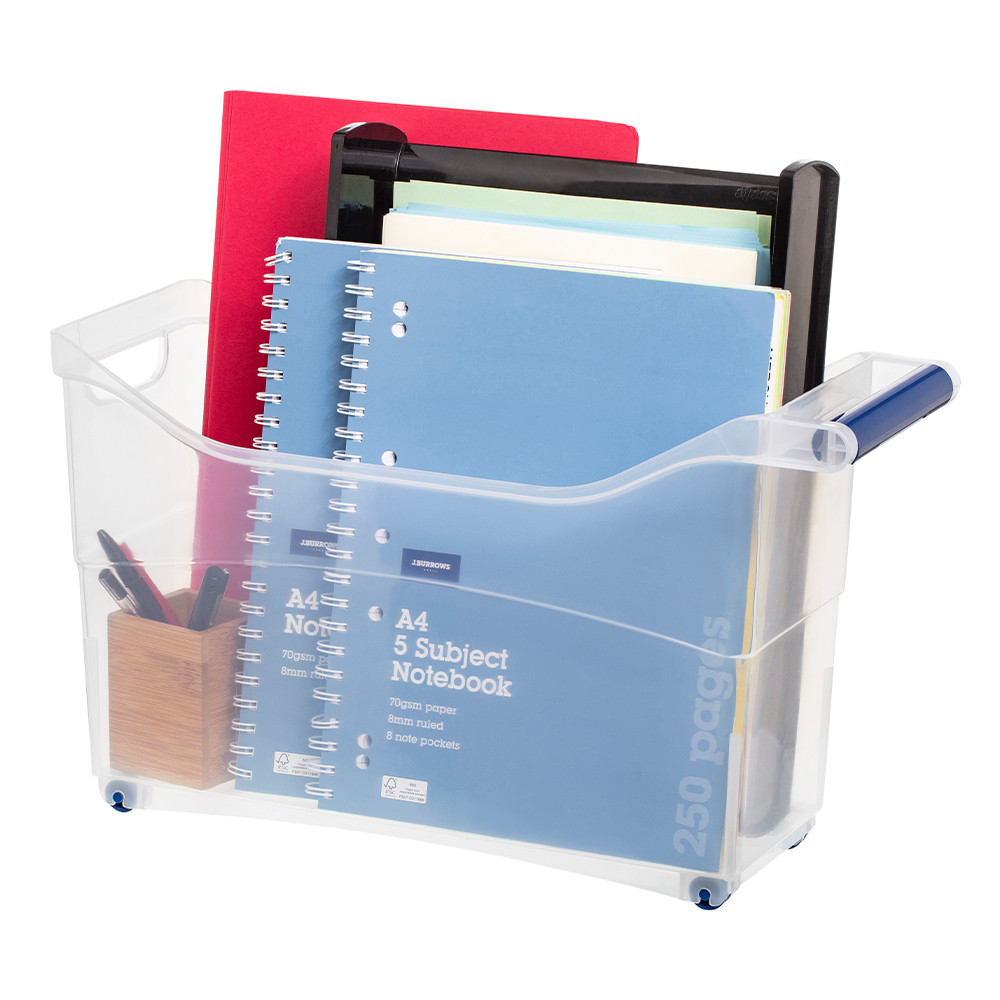 Algo Clear Pantry Container with Wheels - Slim | Howards Storage World