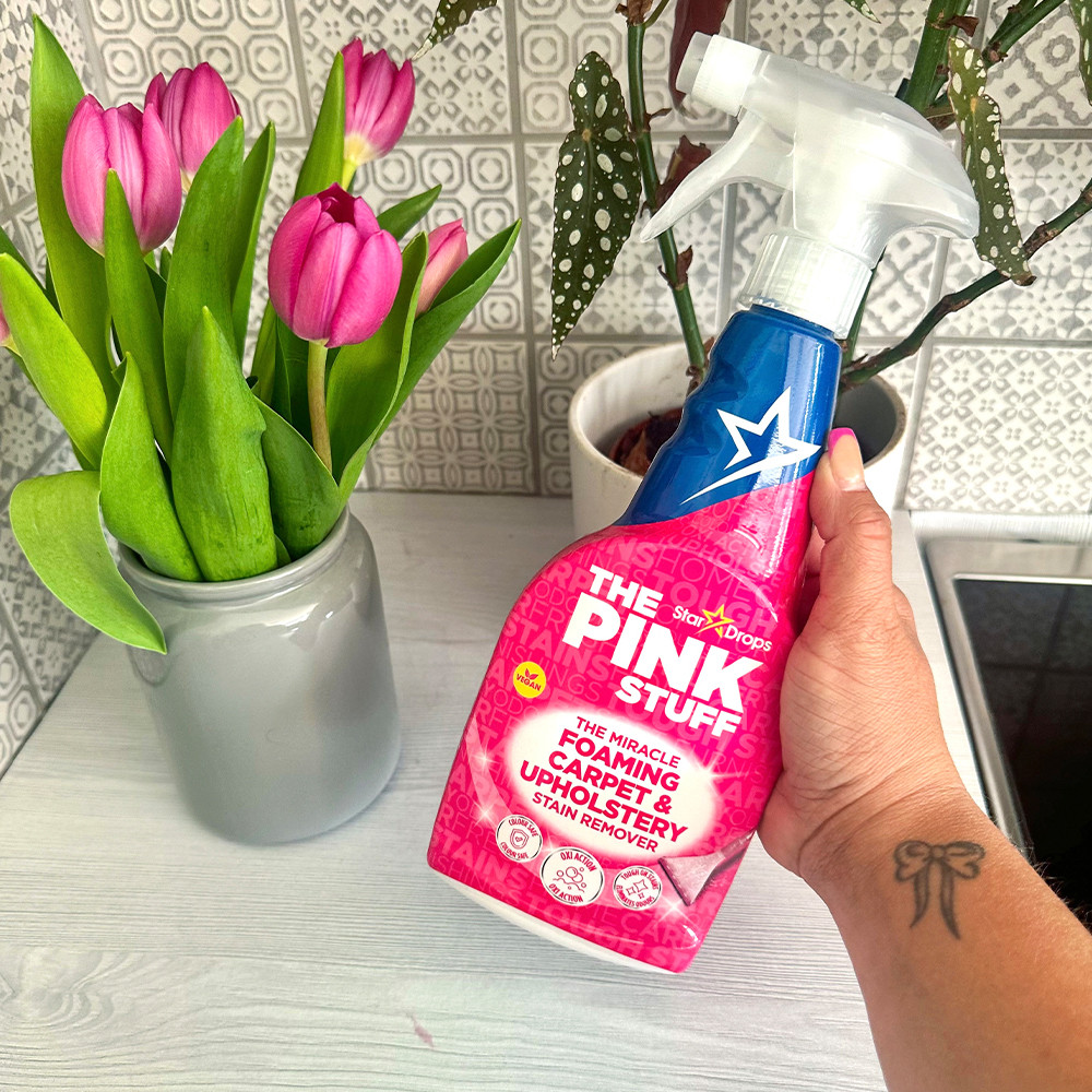 The Pink Stuff Miracle Foaming Carpet & Upholstery Stain Remover ...