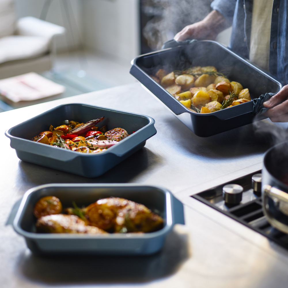 Joseph Joseph Nest Oven Non-Stick Roasting Trays 3 Pack - Blue ...