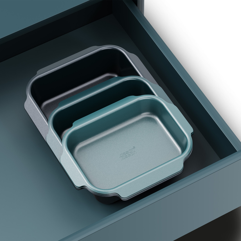 Joseph Joseph Nest Oven Non-Stick Roasting Trays 3 Pack - Blue ...