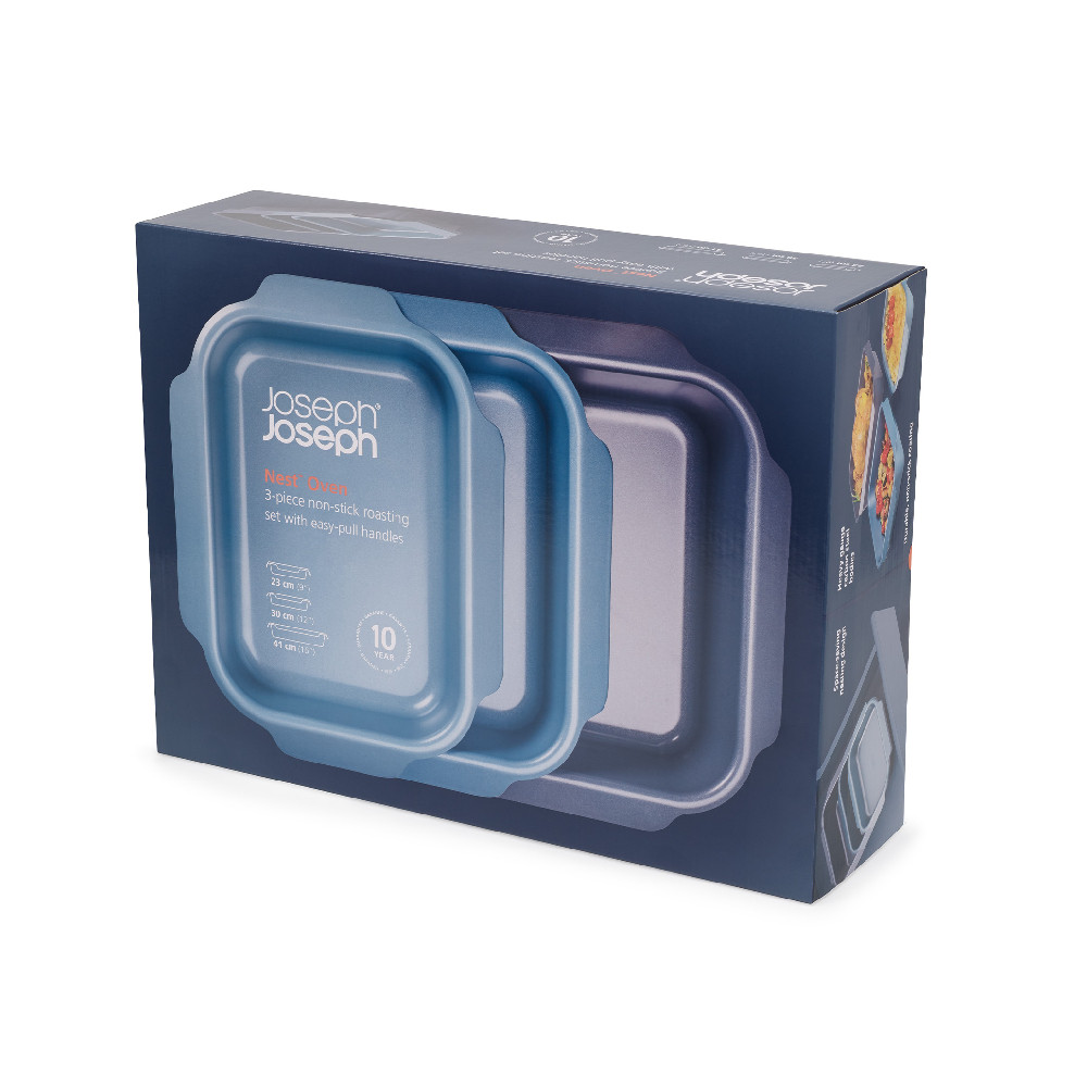 Joseph Joseph Nest Oven Non-Stick Roasting Trays 3 Pack - Blue ...