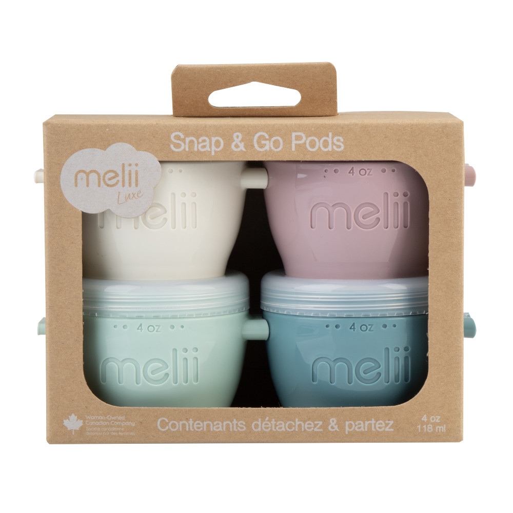 Melii Luxe Snap & Go Pods 120ml - 4 Pack | Howards Storage World