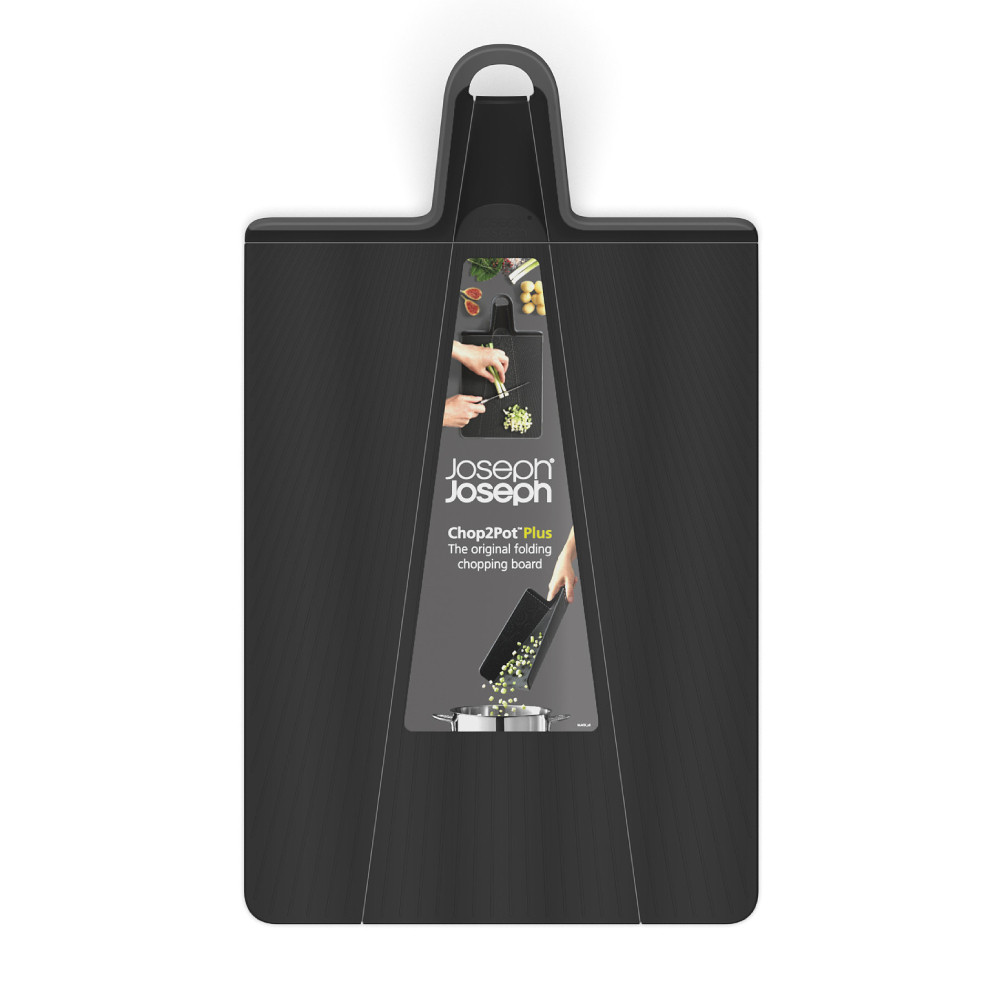 Joseph Joseph Chop2Pot Plus Folding Chopping Board - Black | Howards ...