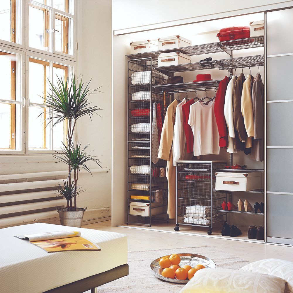 elfa Drawer System 45 Mesh Drawer 1 Runner - Platinum - Howards Storage ...