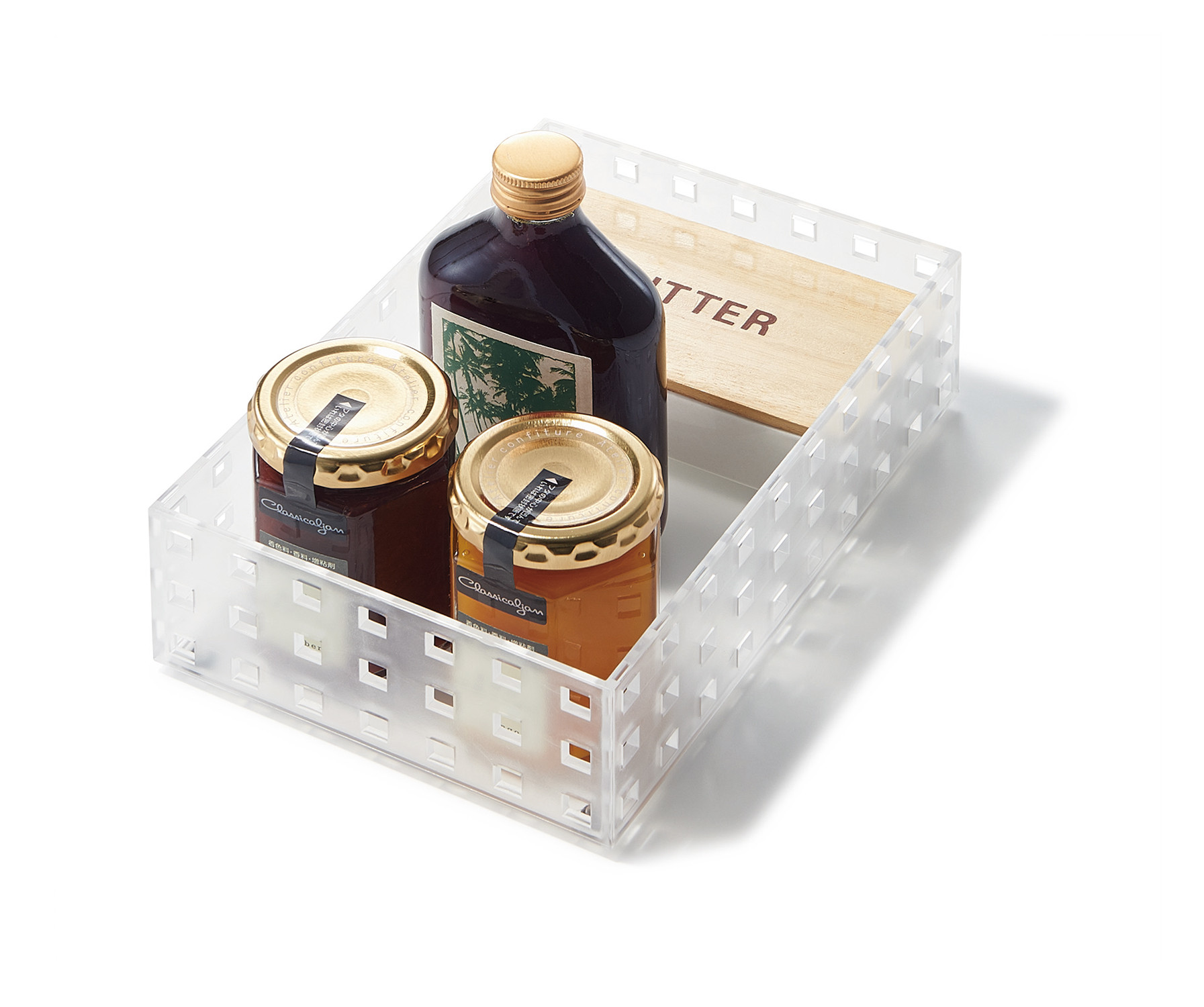 Like-it Bricks Stackable Ventilated Drawer Organiser W14 x D21 x H6.3cm ...