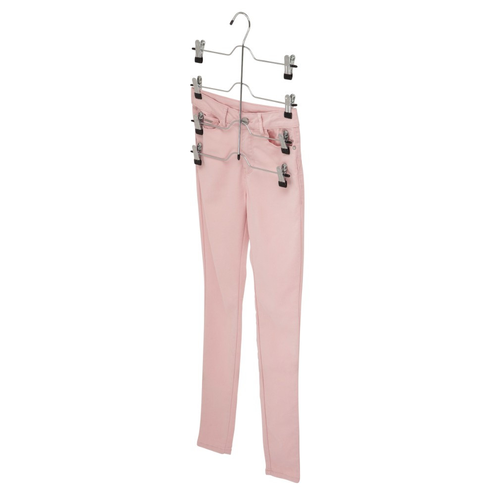 Howards Metal 4 Tier Hanger with Pant Clips - Chrome | Howards Storage ...