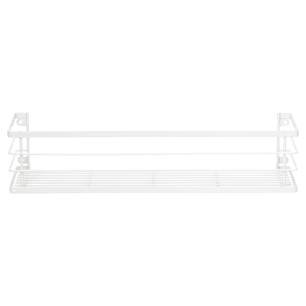 Howards Powder Coated Wire Wall Mountable Bottle Rack Large - White ...