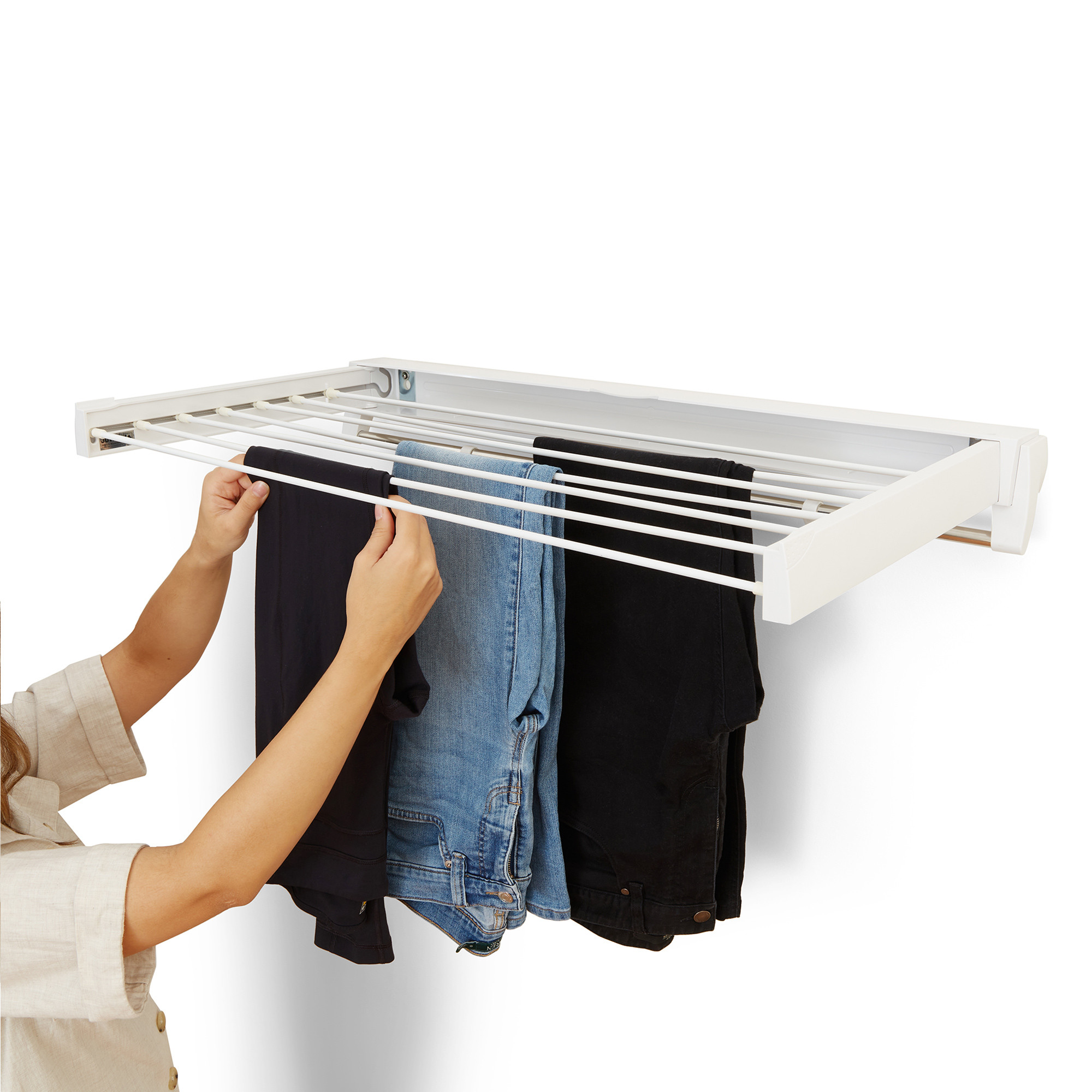 Howards Wall Mount Retractable Airer 80cm | Howards Storage World