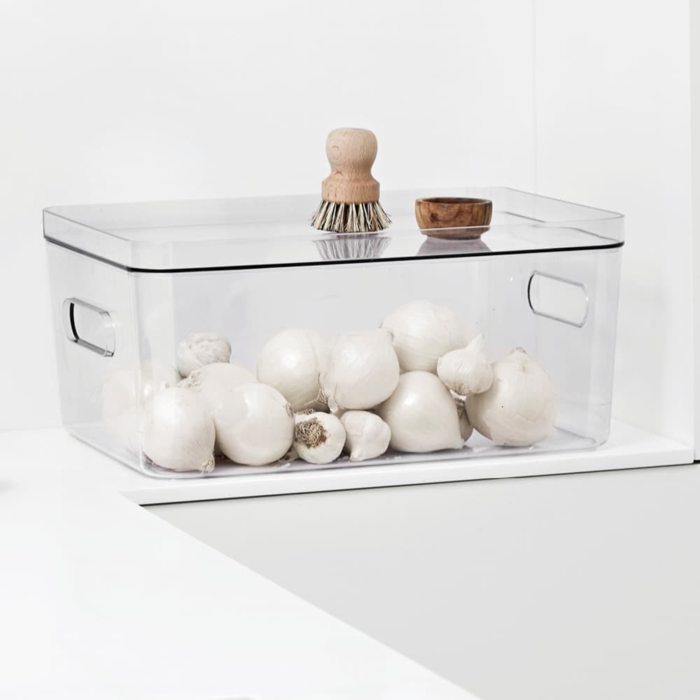 SmartStore Compact Storage Box Large - Clear | Howards Storage World